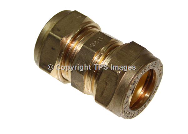 STRAIGHT 15MM COMPRESSION COUPLING for cookers and hobs