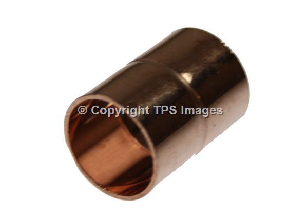 15mm COPPER FEMALE TO FEMALE PIPE COUPLING for cookers and hobs