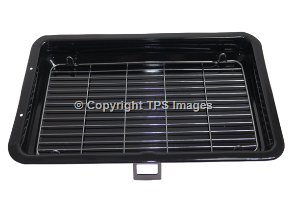 GRILL PAN ASSEMBLY 360mmX245mm PAN,GRID & HANDLE (BOXED) for cookers ...