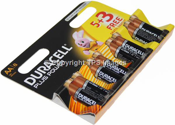 DURACELL POWER+ AA BATTERIES PACK OF 4 for cookers and hobs